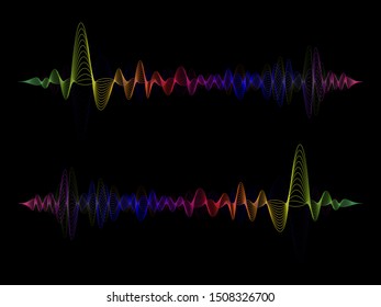 Sound Wave Design Template Concept Vector Stock Vector (Royalty Free ...