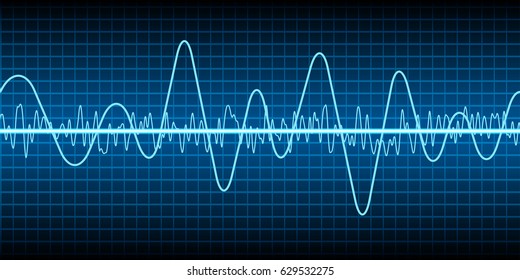 Sound Wave Graphic Vector Stock Vector (Royalty Free) 629532275