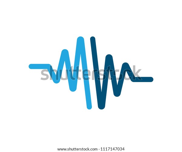 Sound Wave Ilustration Logo Vector Icon Stock Vector (Royalty Free ...