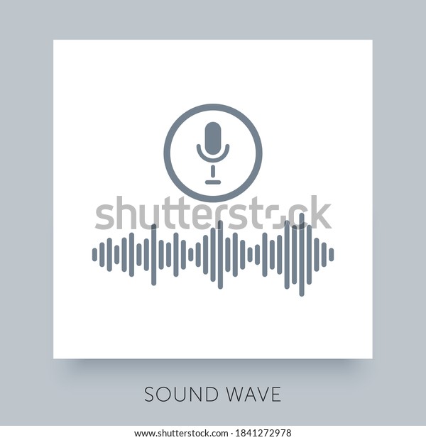 Sound Wave Ux Ui Design Element Stock Vector (Royalty Free) 1841272978 ...