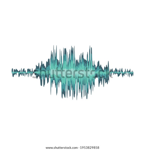 Sound Wave Vector Cartoon Icon Vector Stock Vector (Royalty Free ...