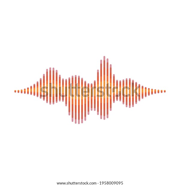 Sound Wave Vector Cartoon Icon Vector 库存矢量图（免版税）1958009095 | Shutterstock