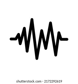 Soundwave Icon Vector Symbol Design Illustration Stock Vector (Royalty ...