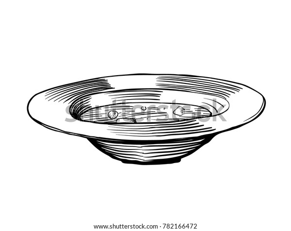 Soup Bowl Vector Line Art: เวกเตอร์สต็อก (ปลอดค่าลิขสิทธิ์) 782166472 ...