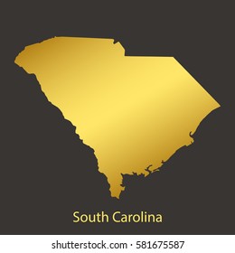 55 South carolina gold map Images, Stock Photos & Vectors | Shutterstock