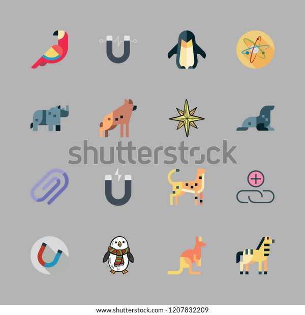 South Icon Set Vector Set About Stock Vector (Royalty Free) 1207832209 ...