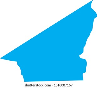 Southampton County Map State Virginia Stock Vector (Royalty Free ...