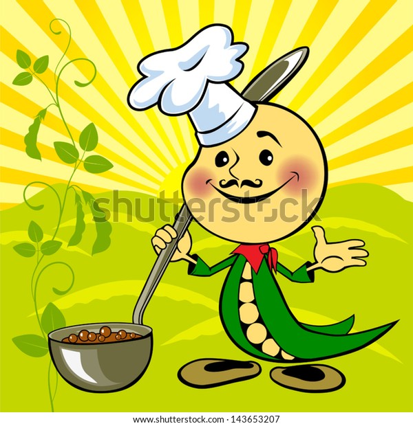 Soya Bean Chef Prepares Stock Vector (Royalty Free) 143653207 ...