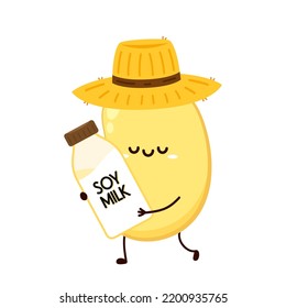 Soybean Vector Soybean Character Design Soy Stock Vector (Royalty Free ...