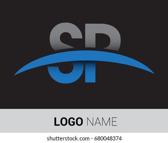Sp Initial Logo Company Name Colored: เวกเตอร์สต็อก (ปลอดค่าลิขสิทธิ์ ...