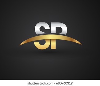 Sp Initial Logo Company Name Colored: เวกเตอร์สต็อก (ปลอดค่าลิขสิทธิ์ ...
