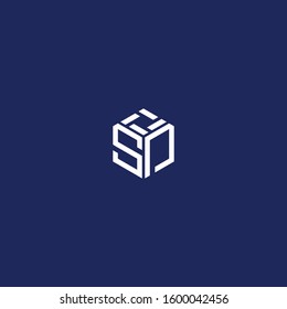 Initial Letter Ssb Monogram Cool Modern: เวกเตอร์สต็อก (ปลอดค่า ...