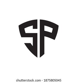 Sp Letter Logo Design Vector Stock Vector (Royalty Free) 1875805045 ...