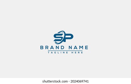 Sp Logo Design Template Vector Graphic Stock Vector (Royalty Free ...
