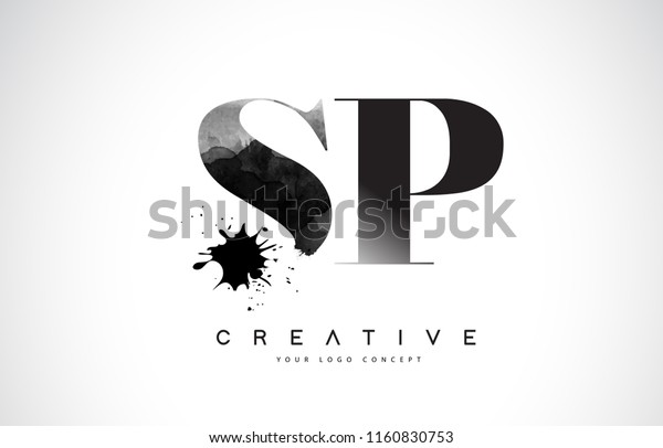 Sp S P Letter Logo Design Stock Vector (Royalty Free) 1160830753 ...