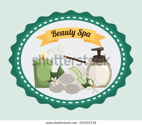 Spa Graphic Design Vector Illustration Stock Vector (Royalty Free ...