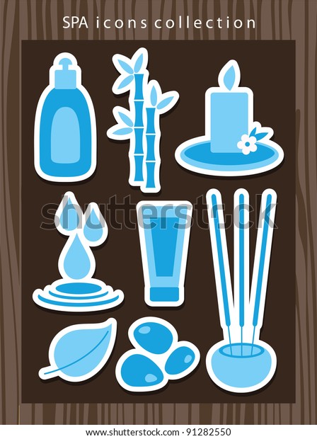 Spa Icons Set Vector Illustration Stock Vector (Royalty Free) 91282550 ...
