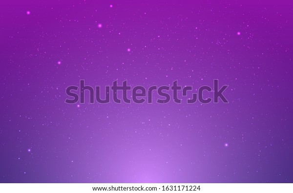 Space Background Violet Cosmos Stardust Purple Stock Vector (Royalty ...
