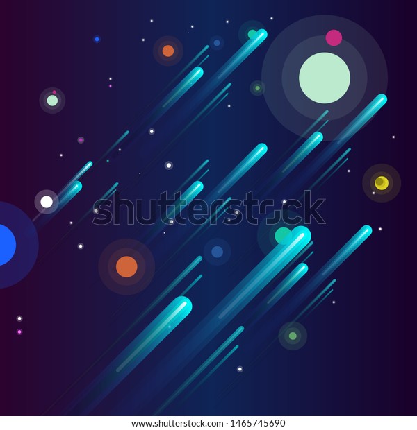 Space Banner Cosmos Universe Infinity Vector Stock Vector (Royalty Free ...