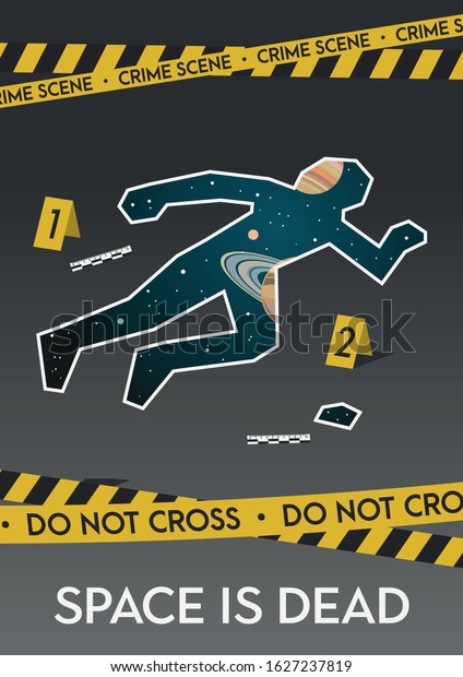 Space Dead Original Poster Dead Body Stock Vector (Royalty Free) 1627237819