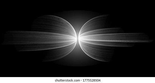 Space Impact Abstract Image Cosmic Style Stock Vector (Royalty Free ...