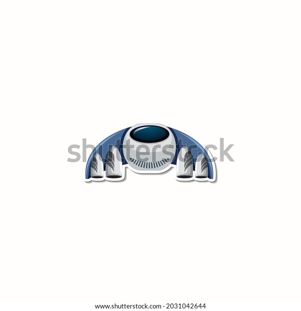 Space Logo Sticker Pack Logo Emblem Stock Vector (Royalty Free ...