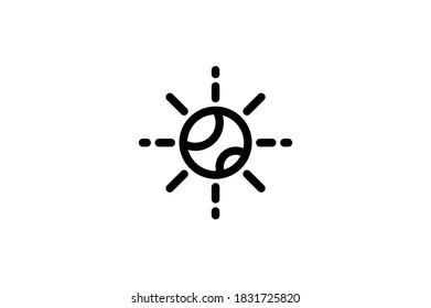 Space Outline Icon Star Stock Vector (Royalty Free) 1831725820 ...