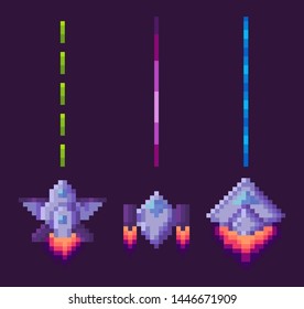 839 8 bit spaceship Images, Stock Photos & Vectors | Shutterstock