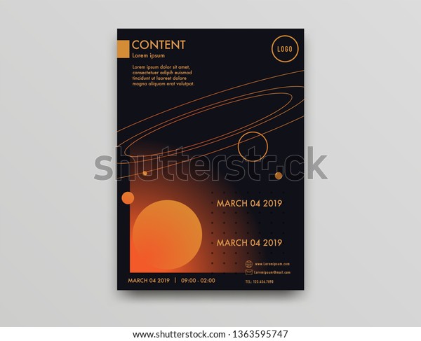 Space Poster Design Templates Design Poster Stock Vector (Royalty Free ...