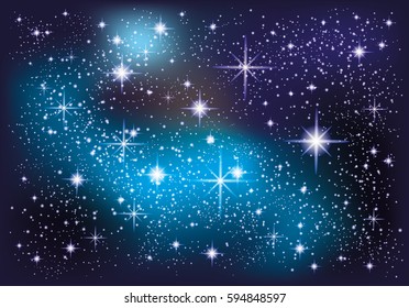 Space Stars Stock Vector (Royalty Free) 594848597 | Shutterstock