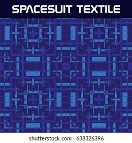 Space Suit Textile Texture Seamless Pattern Stock Vector (Royalty Free ...