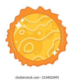 Space Sun System Solar Icon Stock Vector (Royalty Free) 2134023495 ...