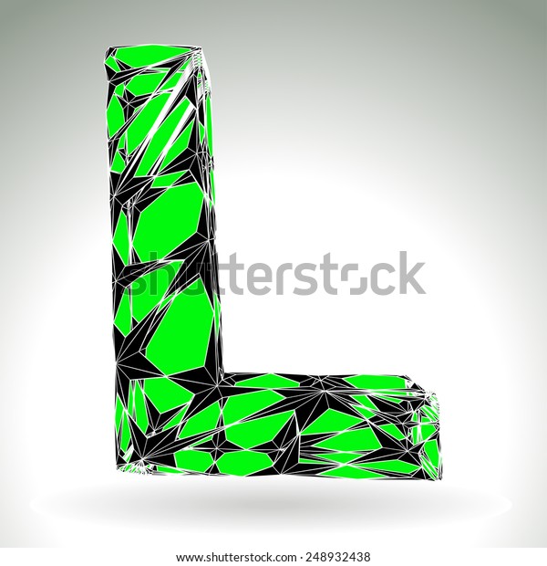 Space Technology Alphabet Symbol L Vector Stock Vector (Royalty Free ...