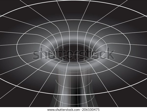 Vector de stock (libre de regalías) sobre Distorsión del espacio en ...