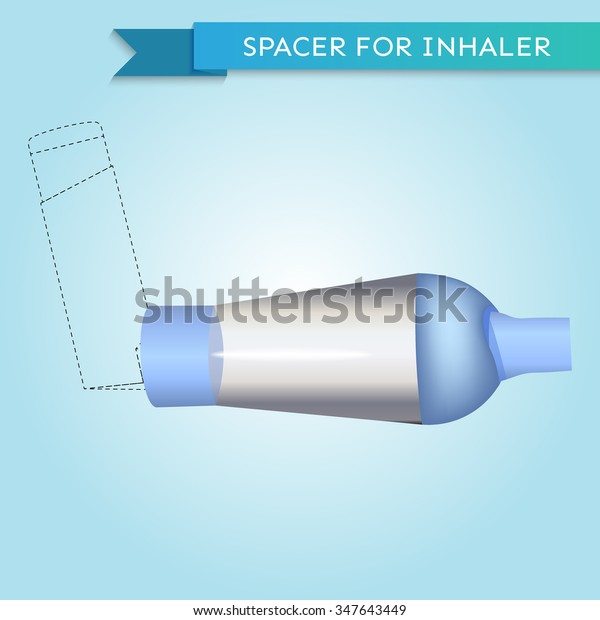 Spacer Inhaler Vector Stock Vector (Royalty Free) 347643449 | Shutterstock