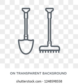 Spade Tool Icon Trendy Flat Vector Stock Vector (Royalty Free ...
