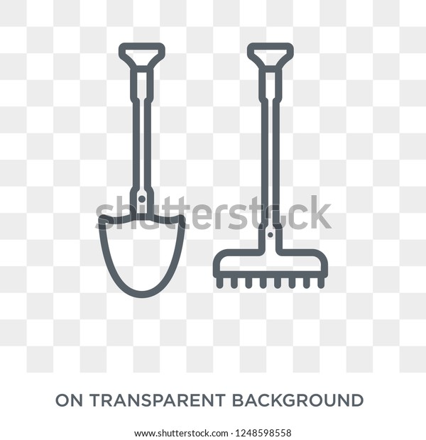 Spade Tool Icon Trendy Flat Vector Stock Vector (Royalty Free ...