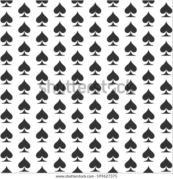 Spades Background Card Suit Icon Stock Stock Vector (Royalty Free ...