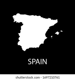 Spain Map Designs Vector Illustration Stock Vector (Royalty Free ...