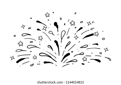 Sparkle Hand Drawn Stock Vector (Royalty Free) 1144014815 | Shutterstock