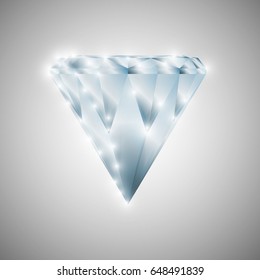 Sparkling Diamond Stock Vector (Royalty Free) 648491839 | Shutterstock