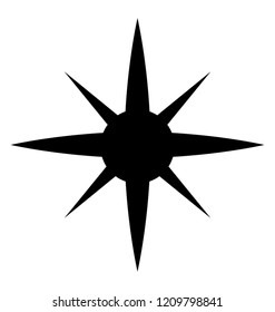 Sparkling Star Glyph Icon Vector Stock Vector (Royalty Free) 1209798841 ...
