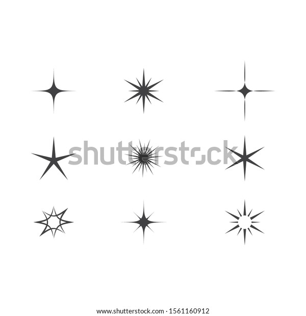 Sparkling Star Icon Ilustration Vector Stock Vector (Royalty Free ...