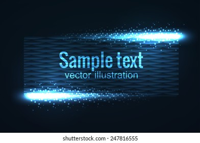 Sparks Banner Stock Vector (Royalty Free) 247816555 | Shutterstock