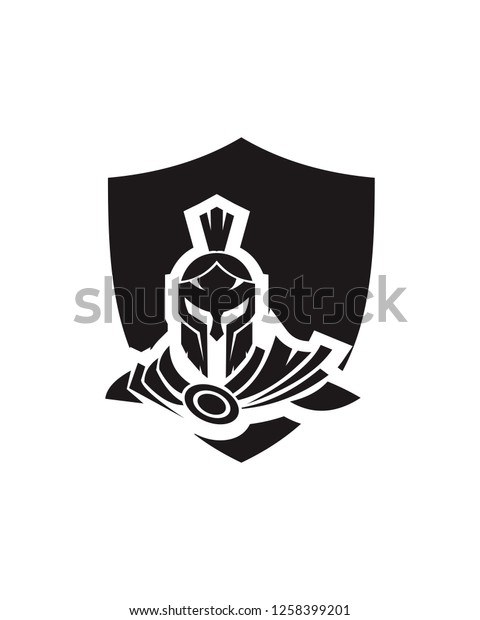 Spartan Abstract Logo Template Stock Vector (Royalty Free) 1258399201 ...