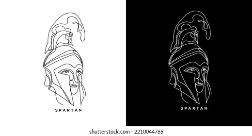 Greek Spartan Drawing