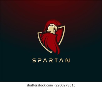Spartan Vector Logo Design Template Stock Vector (Royalty Free ...