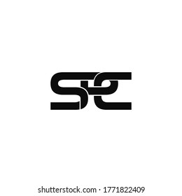 Spc Letter Original Monogram Logo Design: เวกเตอร์สต็อก (ปลอดค่า ...
