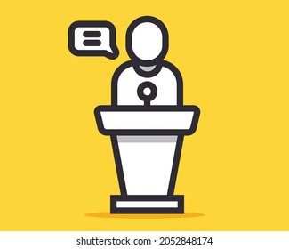 370 Rhetoric icon Images, Stock Photos & Vectors | Shutterstock