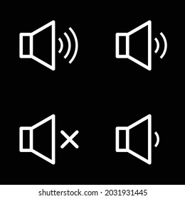 Speaker Icon Loud Speaker Icon Speaker Stock Vector (Royalty Free ...